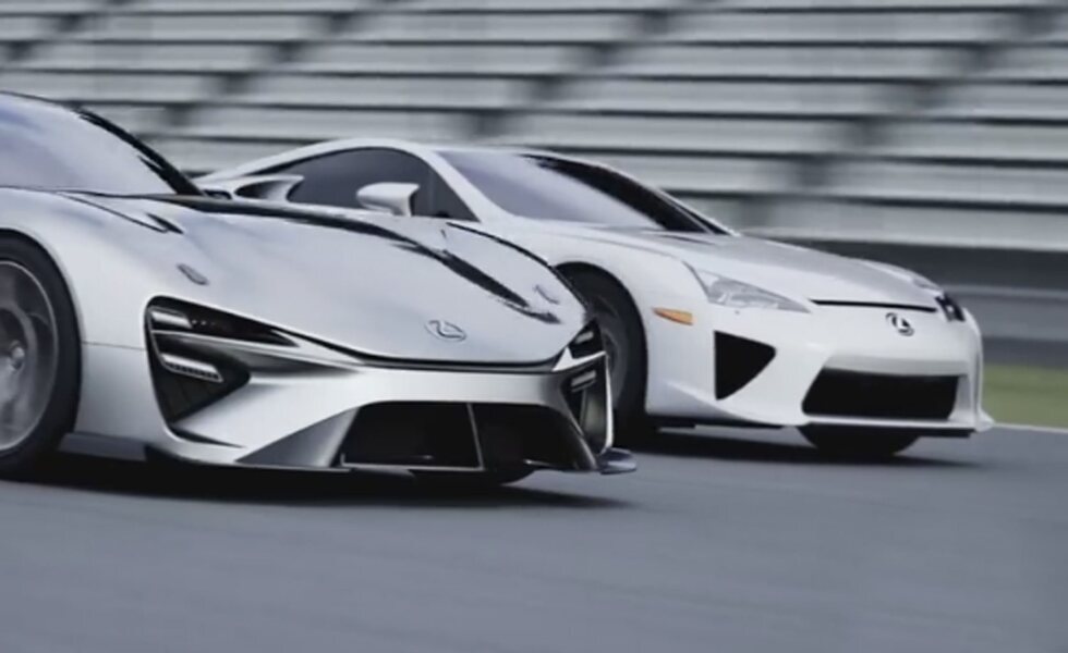 El Lexus LFA y el Lexus Electrified Sport Concept ruedan juntos en ...