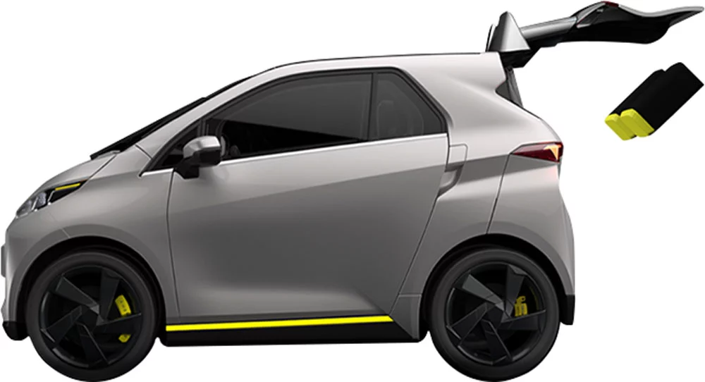 Swapa ZIP: urbanita, eléctrico, con dos plazas y baterías intercambiables